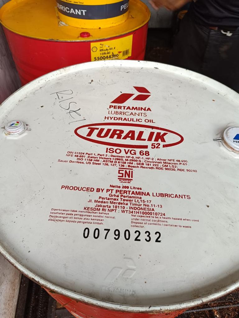 Jual Oli Hidrolik Turalik 52, Iso VG 68 | PaDi UMKM