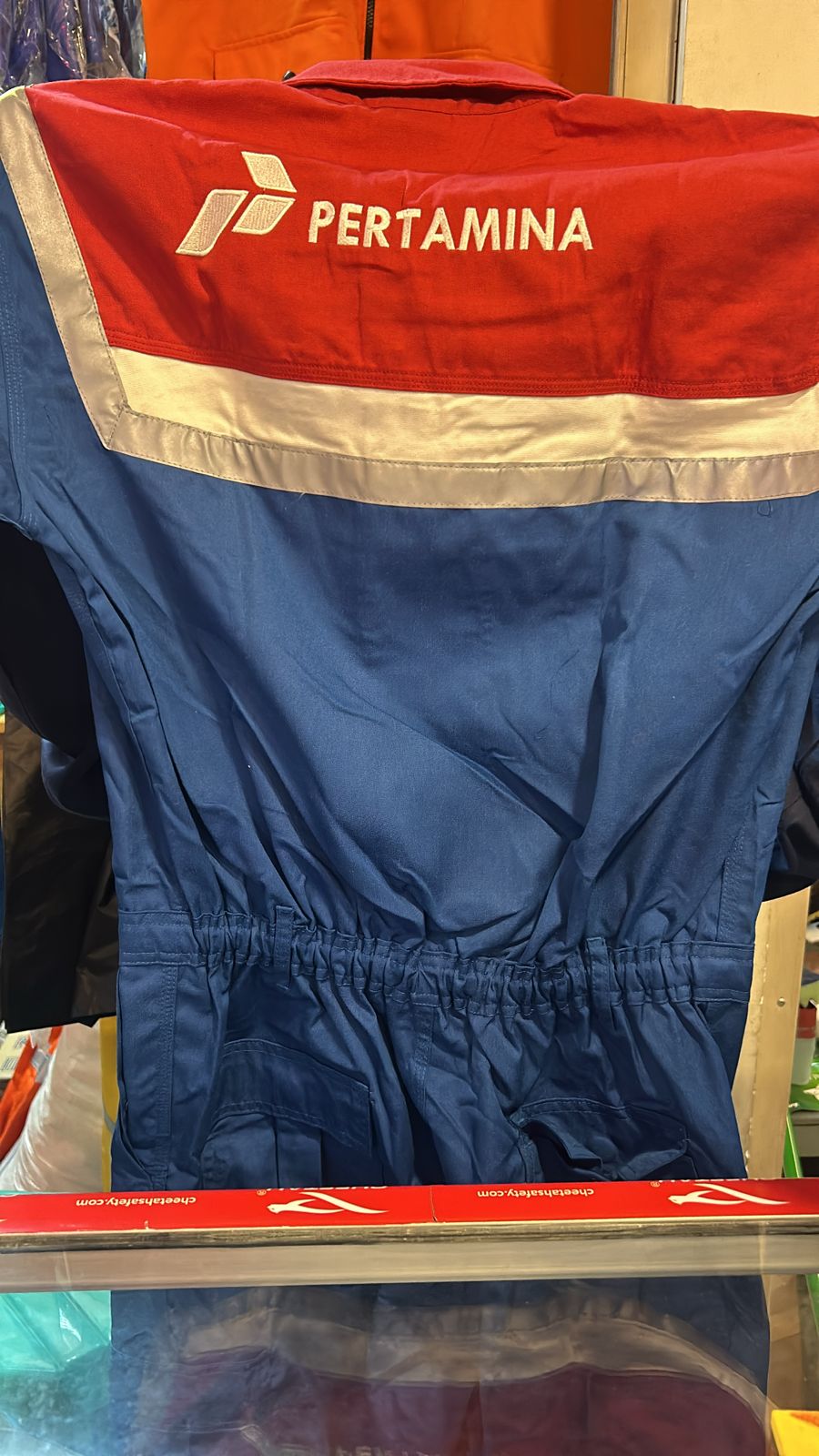 Jual Coverall Pertamina (Biru) | PaDi UMKM