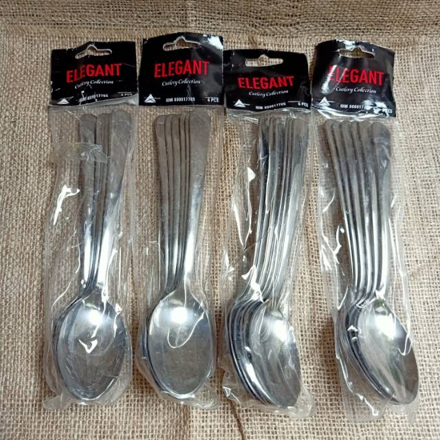 Jual Sendok Makan Merk Elegant per lusin (12 pcs) | PaDi UMKM