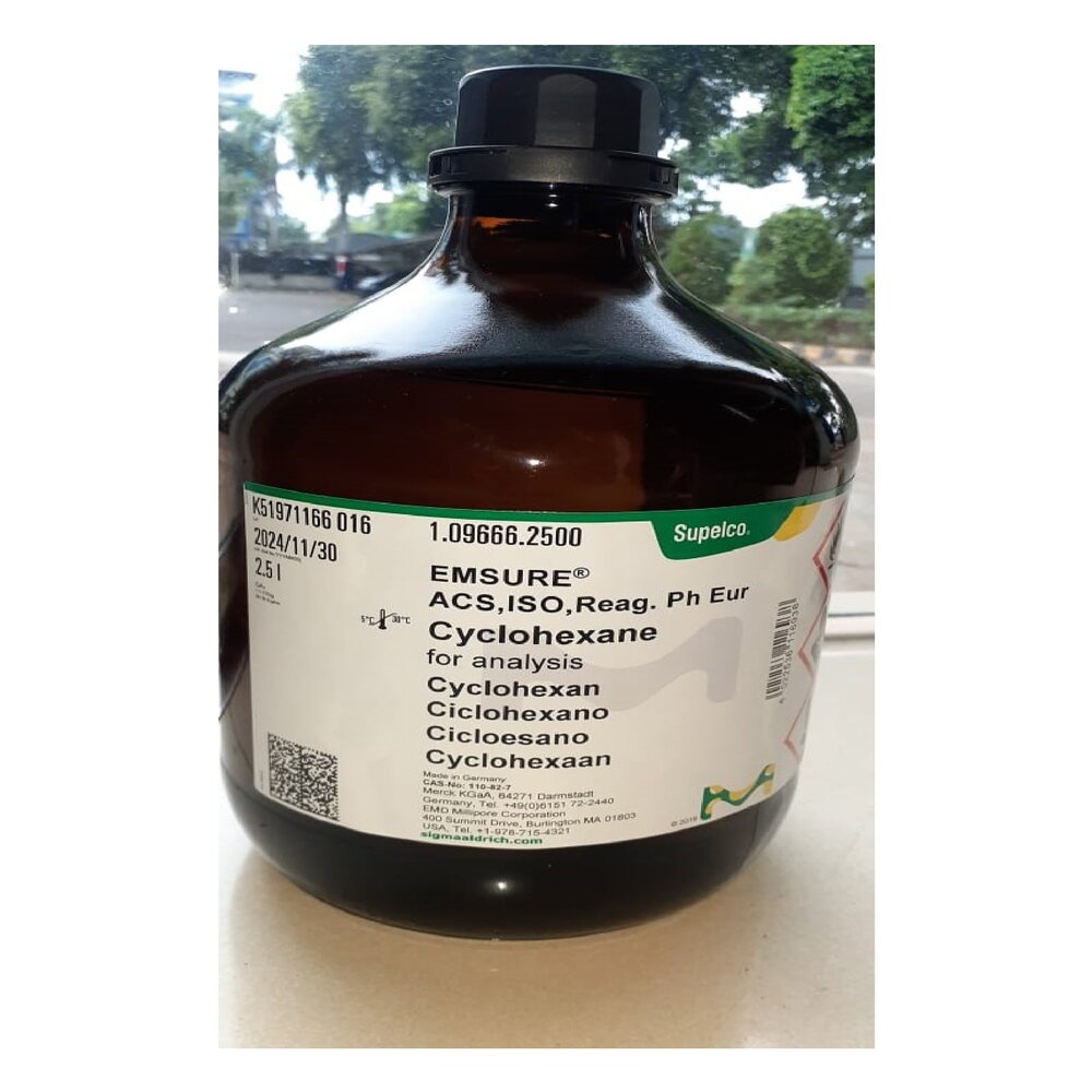 Jual Cyclohexane for Analysis Emsure, Merck @2,5L | PaDi UMKM