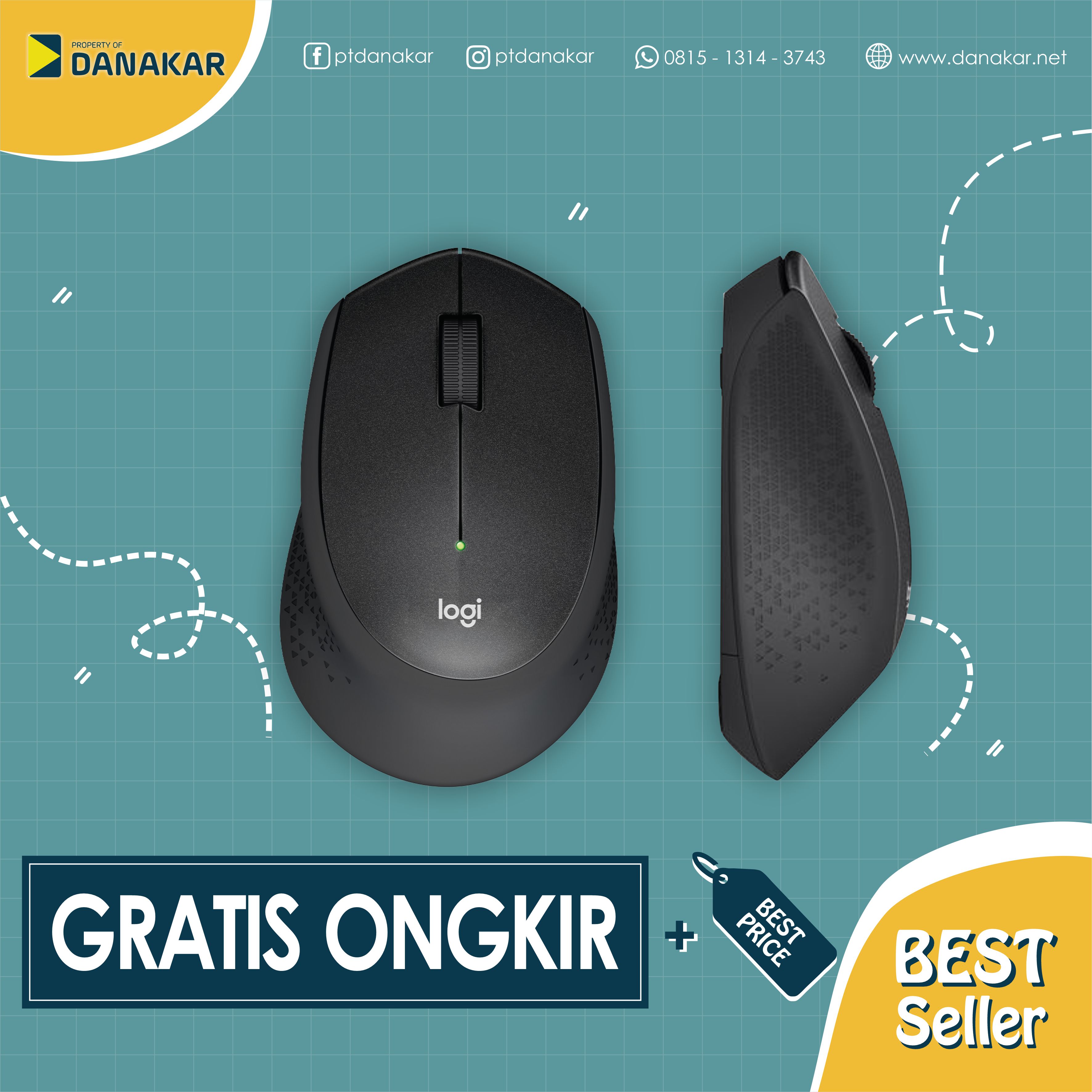 Jual Logitech Mouse Wireless M331 | PaDi UMKM