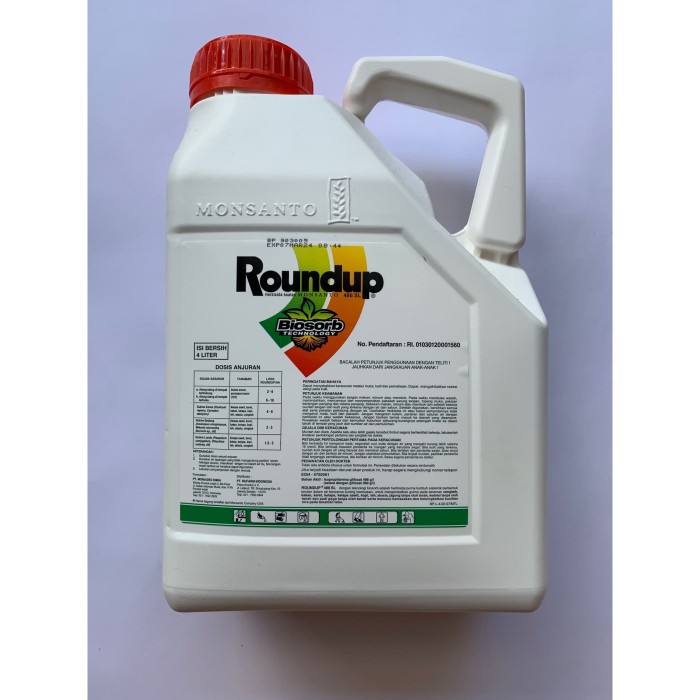 Jual RoundUp 4 liter - Obat Pembasmi Rumput Round Up | PaDi UMKM