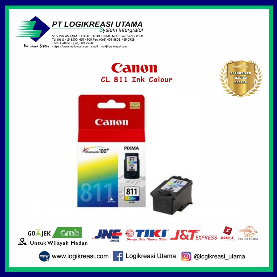 Jual Canon 811 Color (CL-811) Tinta / Cartridge Original | PaDi UMKM