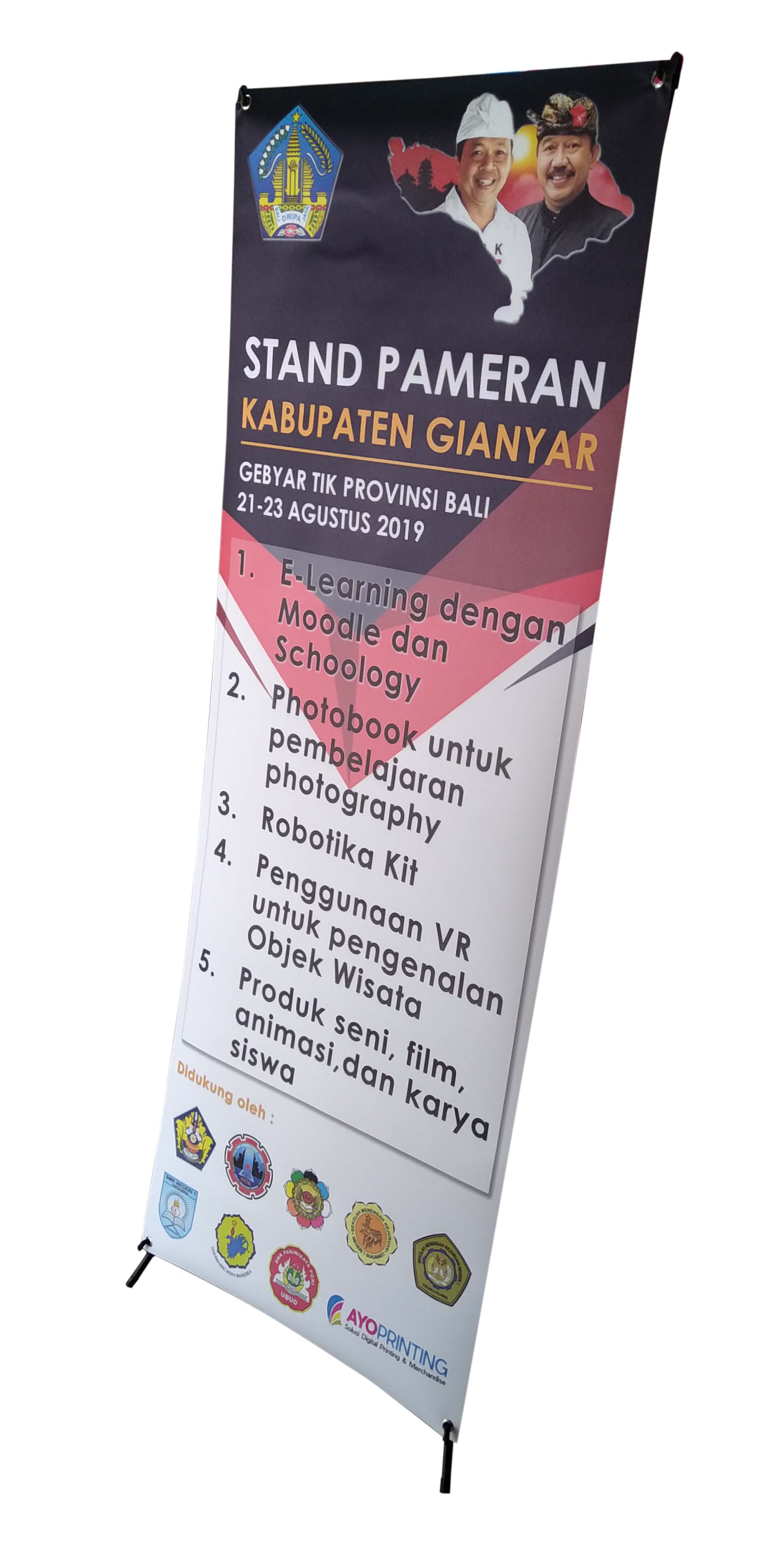 Jual X Banner 60 x 160cm visual fl. korea 440gsm doff (outdoor) | PaDi UMKM