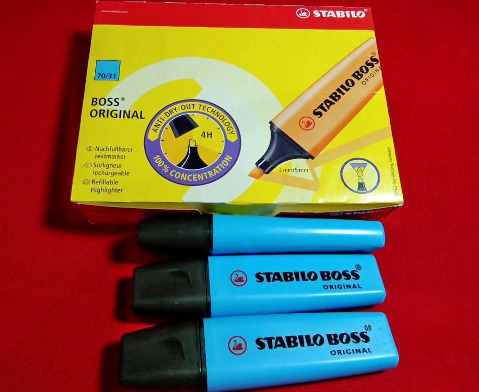 Jual Stabilo Boss Original 70/31 Blue | PaDi UMKM
