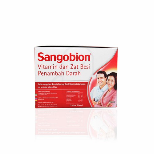 Jual Sangobion 1 Box isi 250 Kapsul | PaDi UMKM