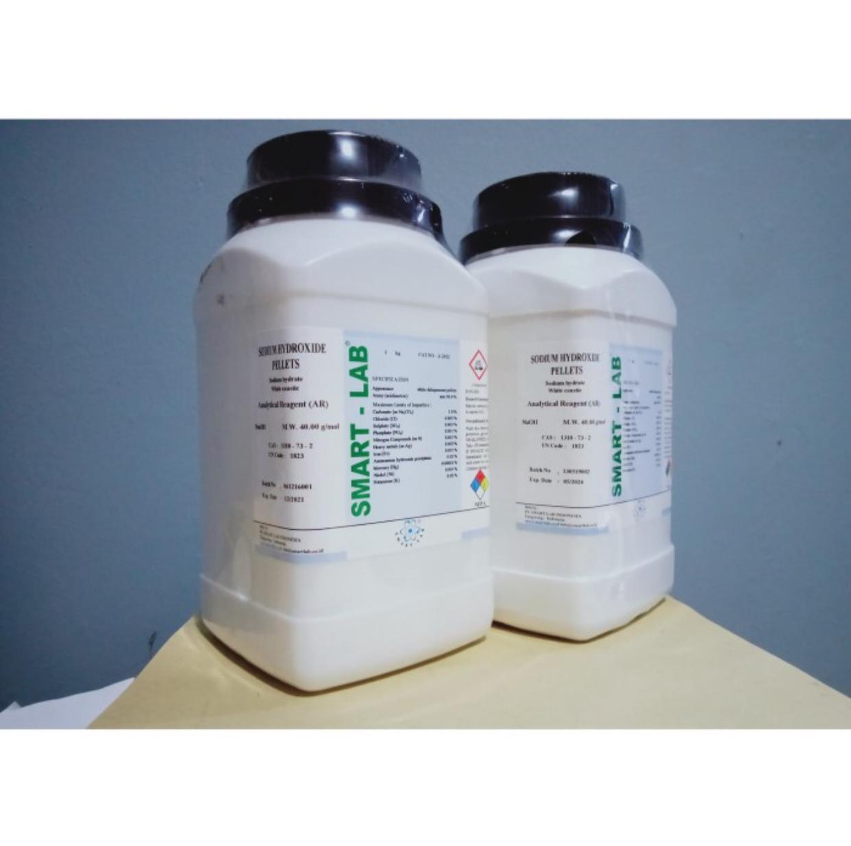 Jual SODIUM HYDROXIDE PELLETS @1 KG, SMARTLAB A-2052 | PaDi UMKM