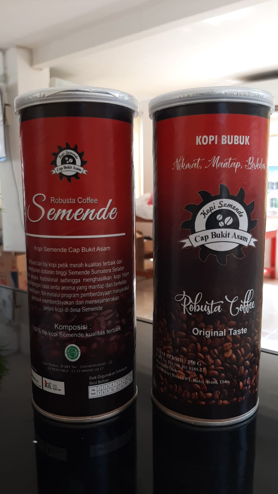 Jual Kopi Robusta Kaleng Cap Bukit Asam | PaDi UMKM