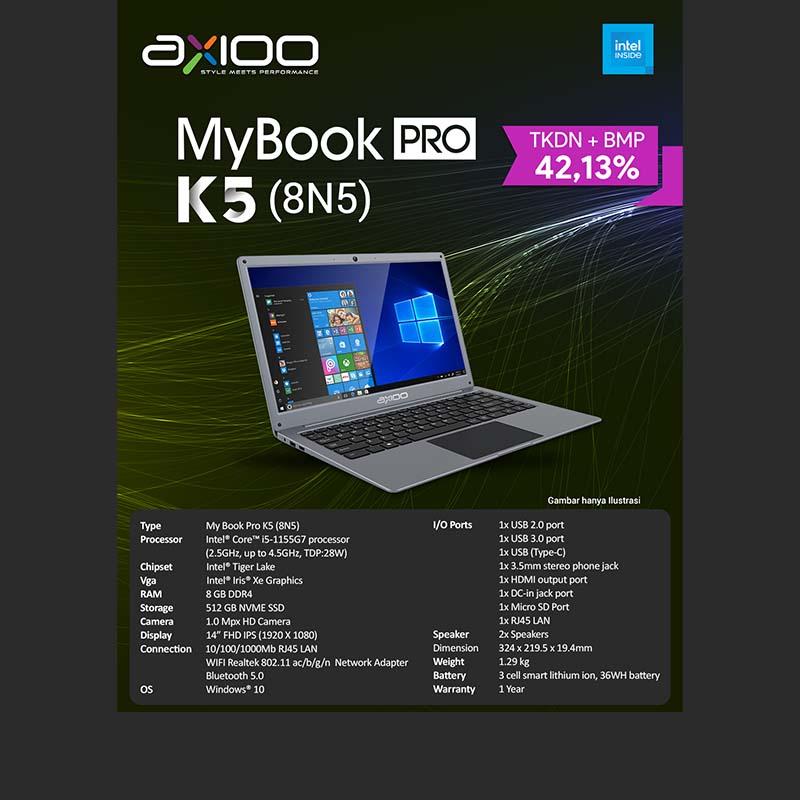 Jual Axioo Mybook Pro K5 ( 8N5 ) | PaDi UMKM