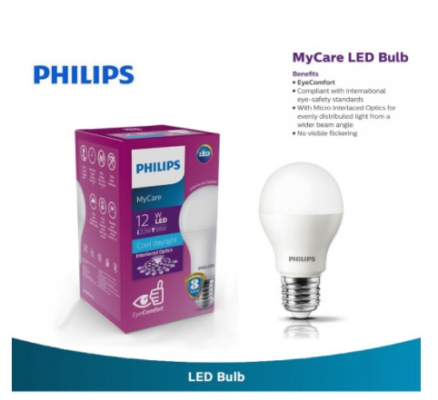 Jual LED Bulb 12 Watt Philips | PaDi UMKM