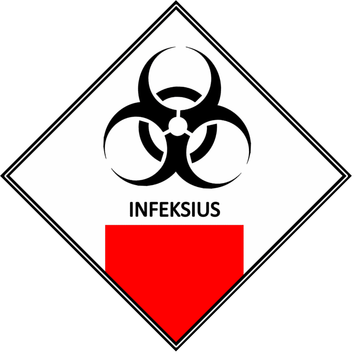 Jual Sticker limbah B3 Infeksius | PaDi UMKM