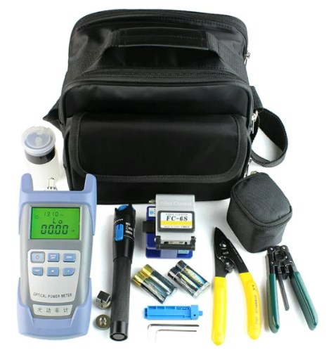 Jual Paket Tool Set Fiber Optic Opm vfl Cleaver Senter Optical Power ...