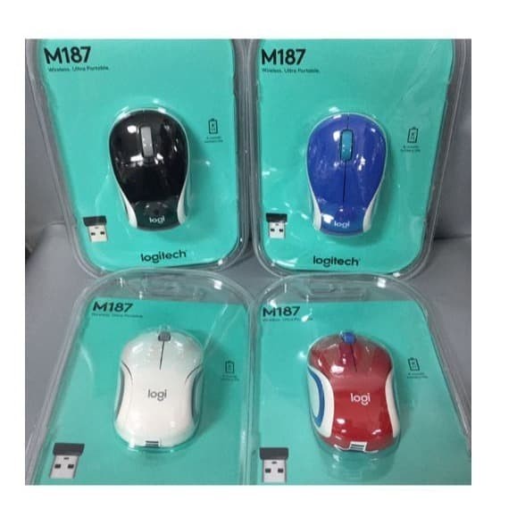 Jual Mouse Logitech Wireless M 187 Original | PaDi UMKM