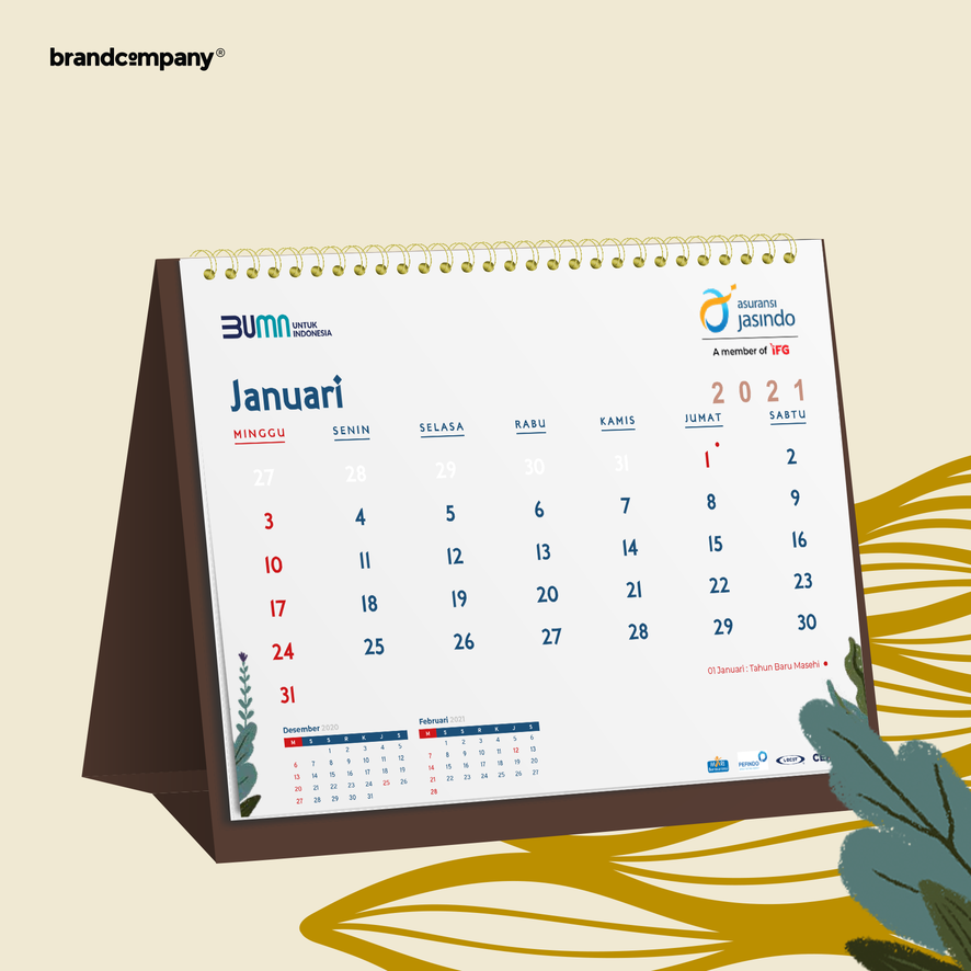 Jual Jasa Design Kalender Tahunan | PaDi UMKM
