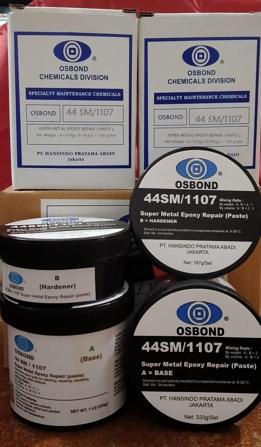 Jual OSBOND 44 SM - Super Metal Epoxy Repair ( Paste ) | PaDi UMKM