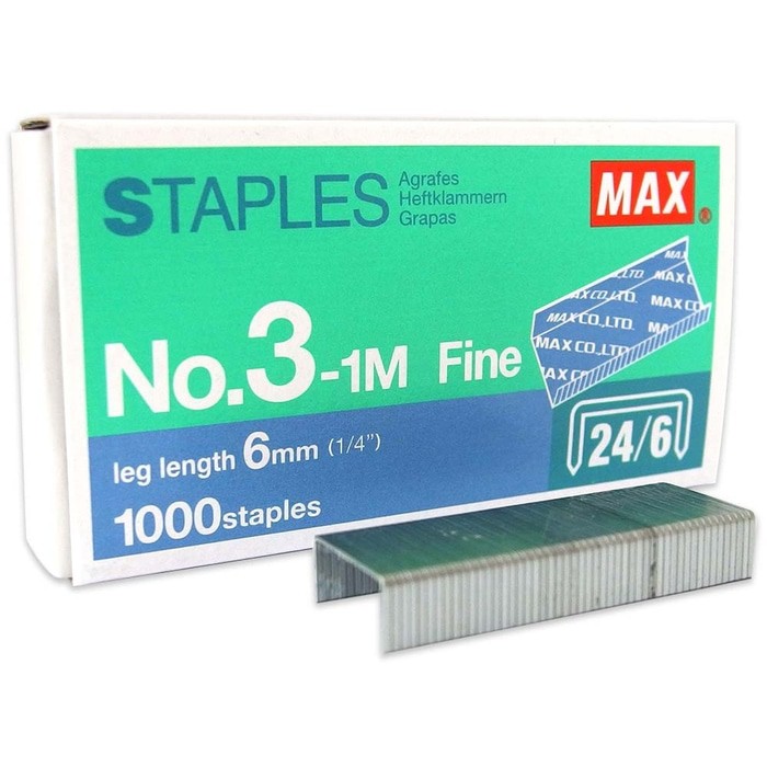 Jual Isi Staples Max Besar No. 3-1M | PaDi UMKM