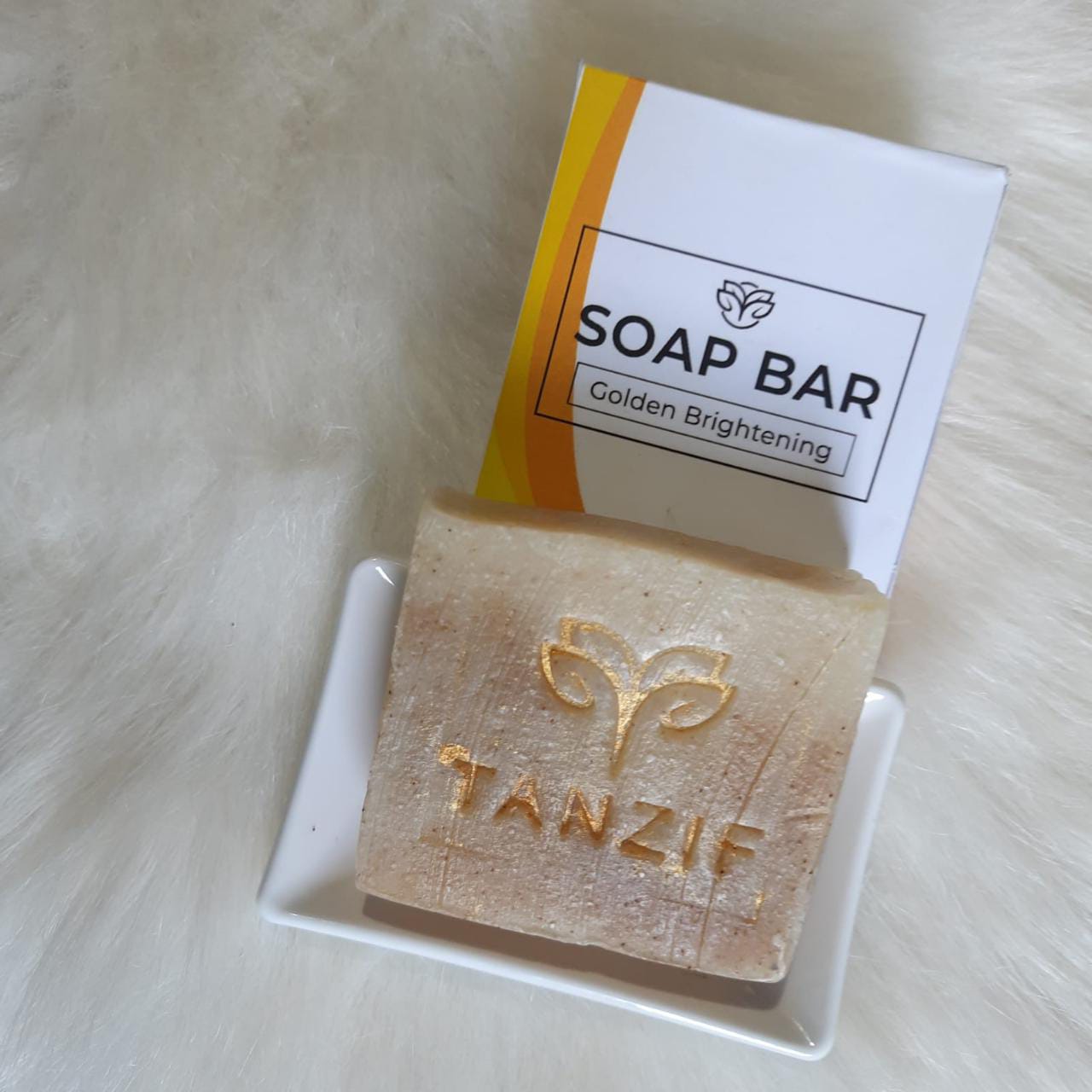 Jual Tanzif Sabun Natural Handmade Bar Soap Golden Brightening | PaDi UMKM