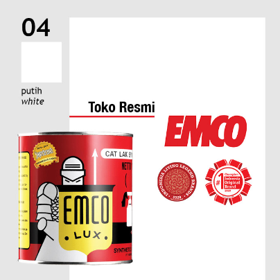 Jual CAT EMCO LUX PUTIH GLOSS 1 Kg | PaDi UMKM