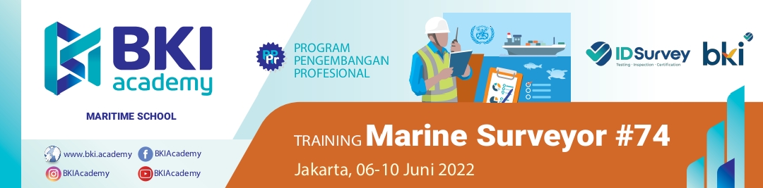 Jual Spanduk BKI Training Marine Surveyor#74 | PaDi UMKM