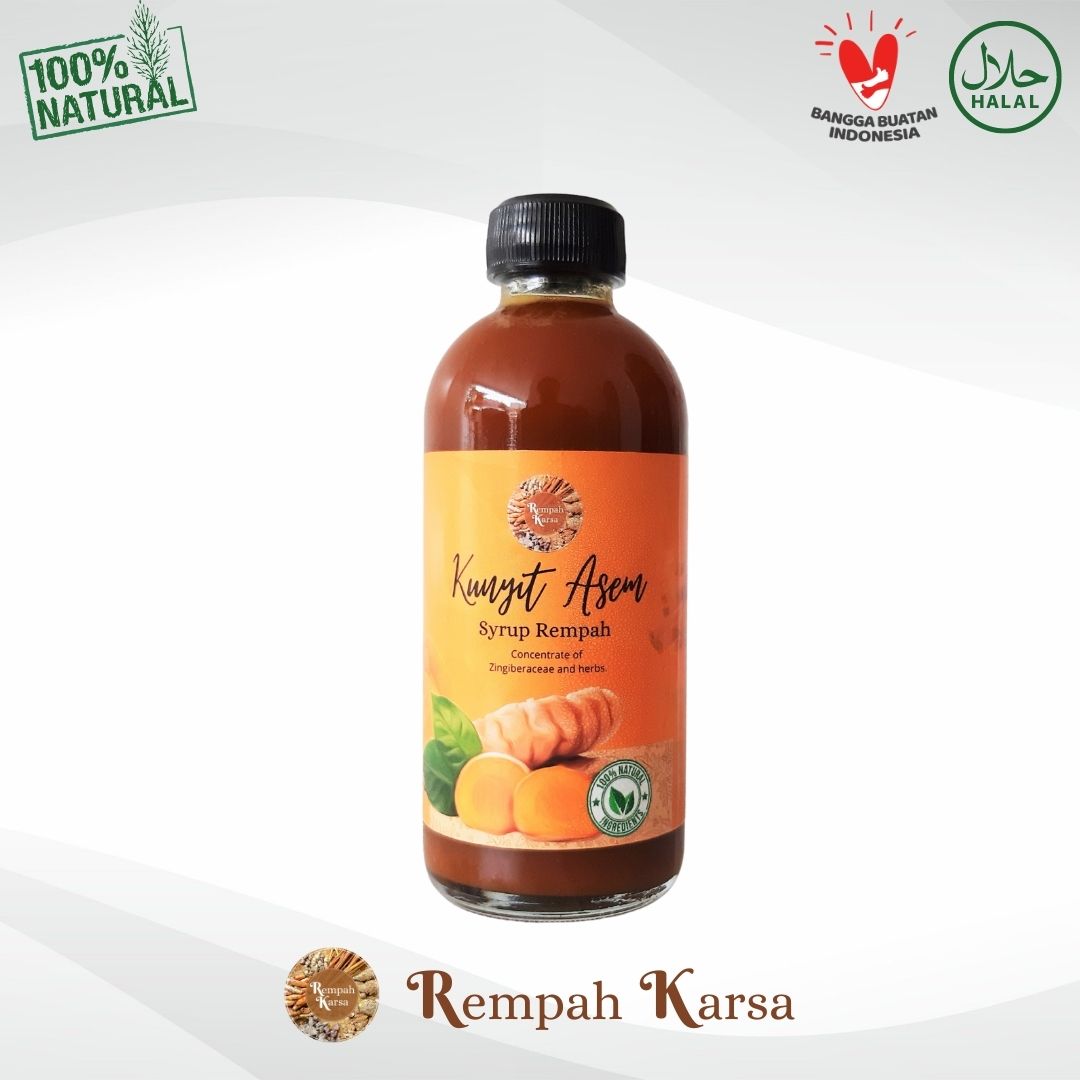 Jual Syrup Rempah Kunyit Asem 250 ml | PaDi UMKM