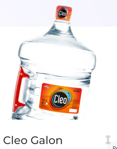 Jual Refill Air Mineral Cleo Kemasan Galon Isi 19 Liter | PaDi UMKM