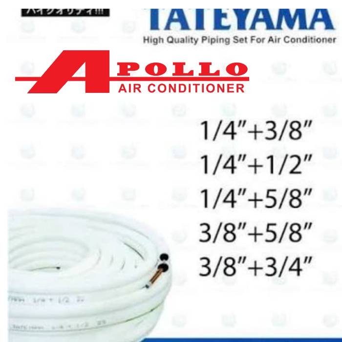 Jual PIPA AC 2 PK-2,5 PK AC DAIKIN UKURAN 1/4+5/8 | PaDi UMKM