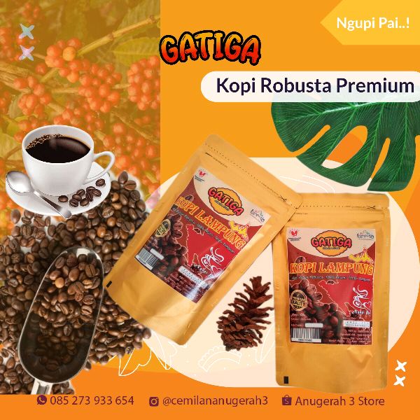 Jual Gatiga Kopi Lampung - Kopi Bubuk Robusta Premium Kopi Robusta ...
