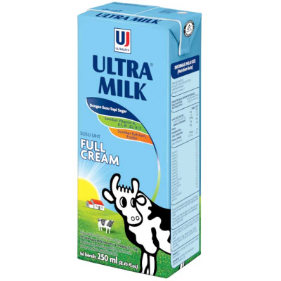Jual Ultra Milk Susu UHT Full Cream 250ml | PaDi UMKM