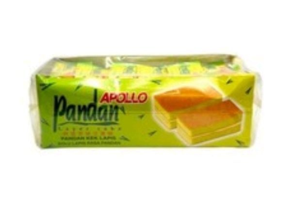 Jual Apollo Layer Cake Pandan 24x22gr | PaDi UMKM