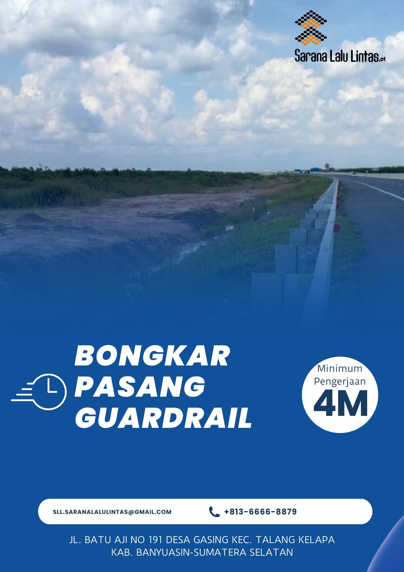 Jual Bongkar Pasang Guardrail Type A | PaDi UMKM