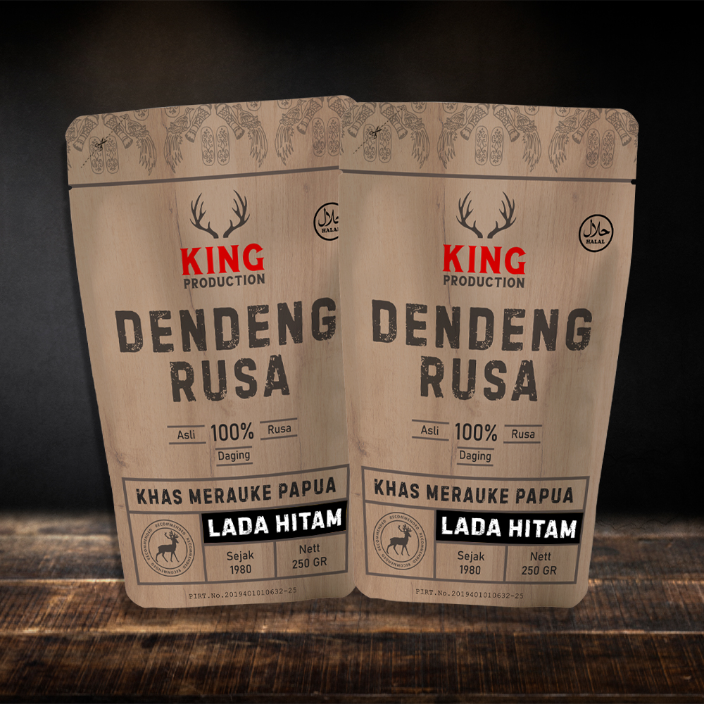 Jual Dendeng Rusa Lada Hitam 250gr | PaDi UMKM
